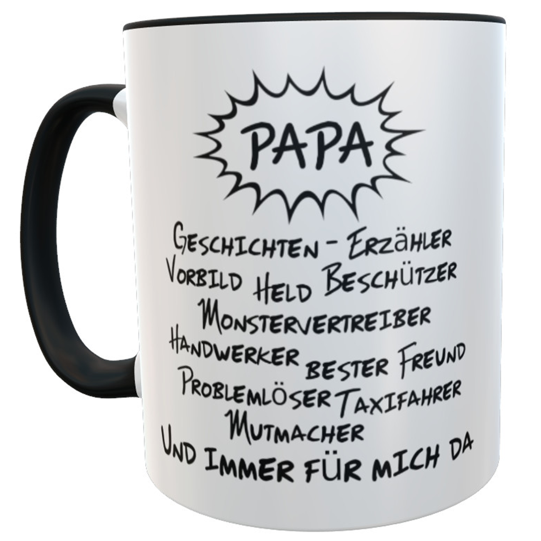 Tasse Vatertag Held Vorbild | Kaffeebecher Geschenke für Papa, Opa mit ...